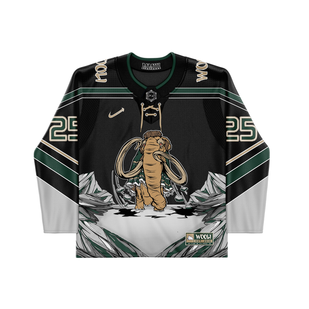 WOOLI GREEN MMIII RED ROCKS EXCLUSIVE HOCKEY JERSEY